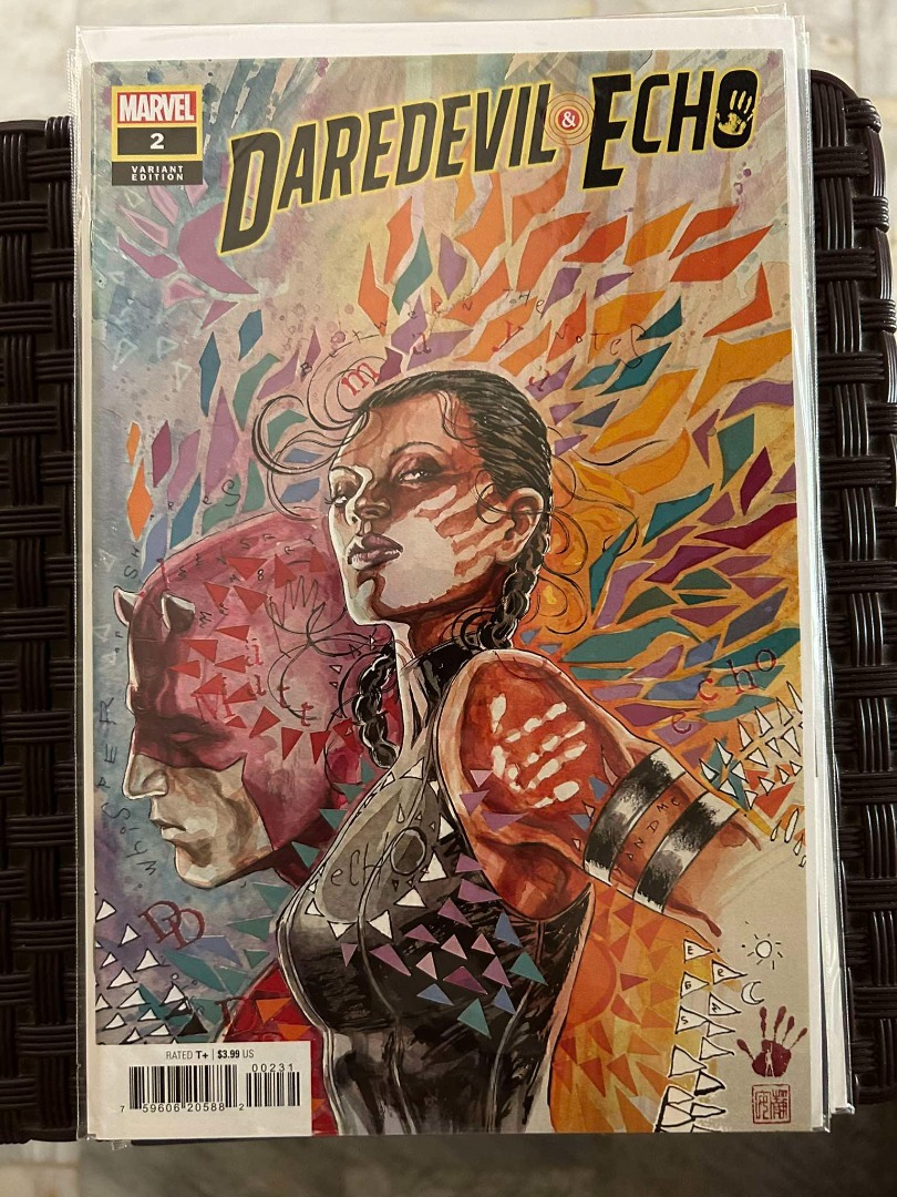 Daredevil & Echo #2 David Mack variant, Hobbies & Toys, Books ...