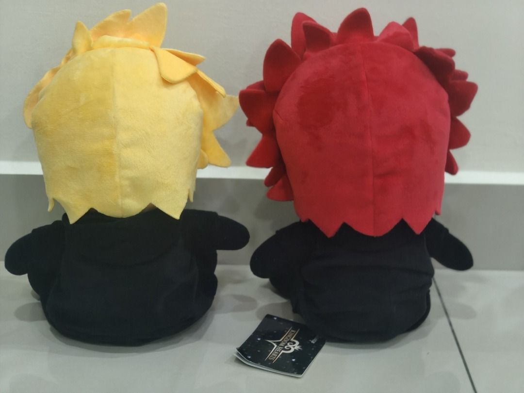 Disney Kingdom Hearts - Roxas & Axel Plush set, Hobbies & Toys, Toys ...