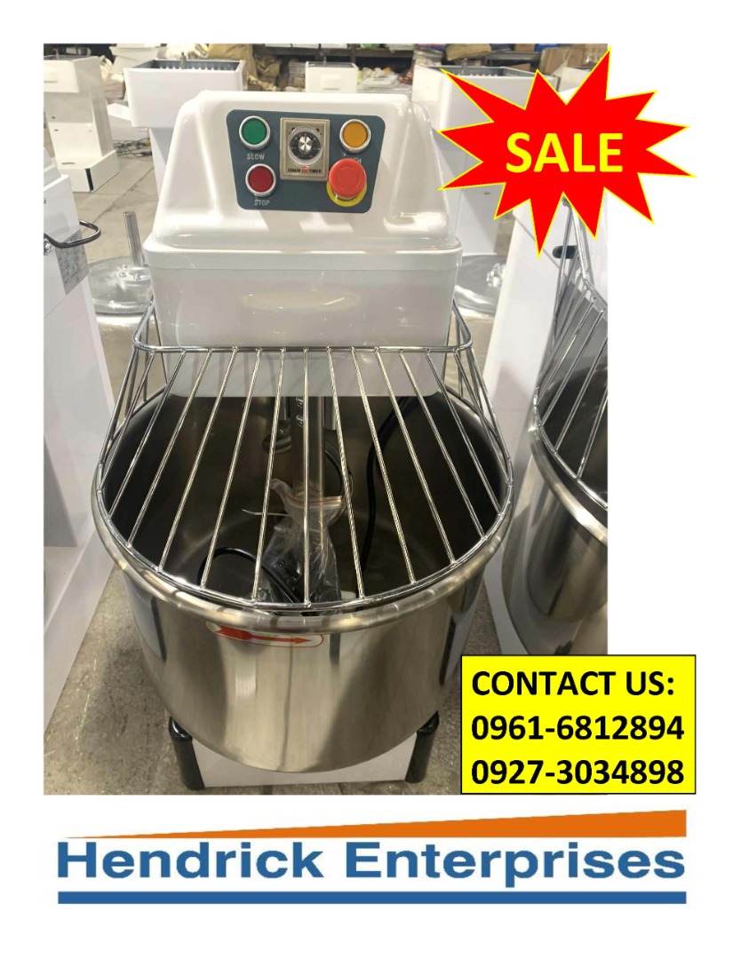 Dough Mixer 25kgs 1 Bagger Spiral Mixer 60L Dough Maker 2 speed (NEW ...