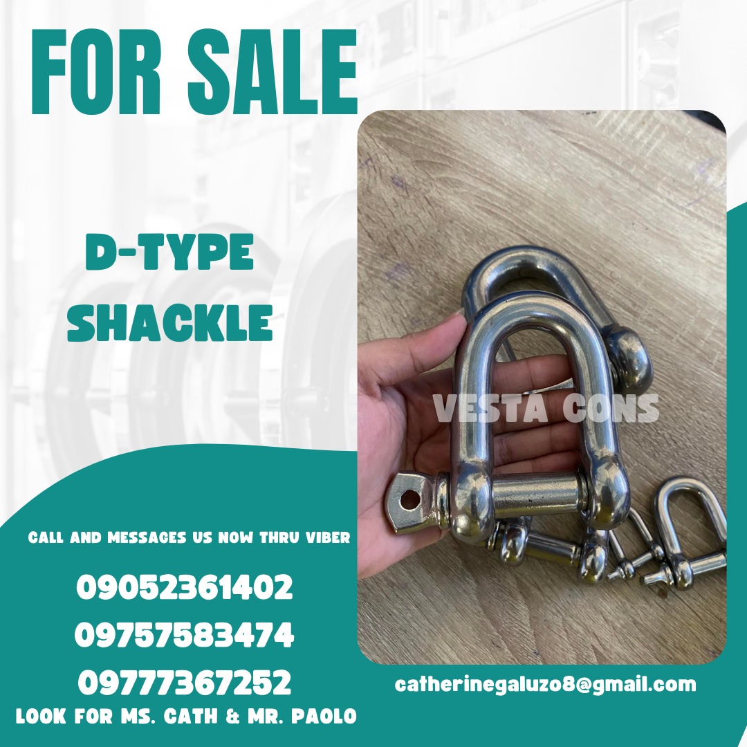 D-TYPE SHACKLE, Commercial & Industrial, Industrial Equipment on Carousell