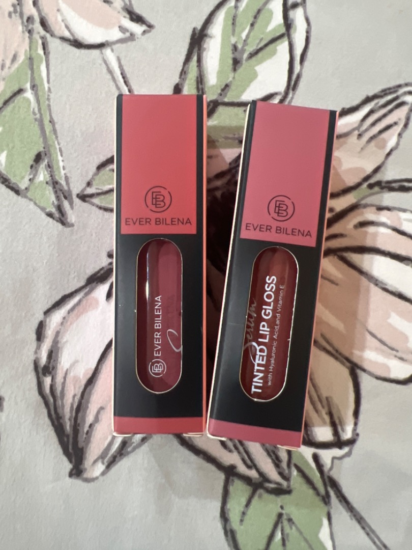 Ever Bilena Serum Tinted Lip Gloss Bundle, Beauty & Personal Care, Face ...