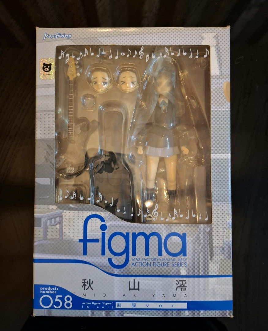 Figma Mio Akiyama from K-On! (Original), Hobbies & Toys, Collectibles ...
