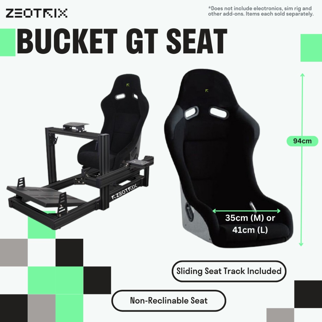 Full bucket seat | For SIM Racing Simulator | Sim Racing Rig Seat ...