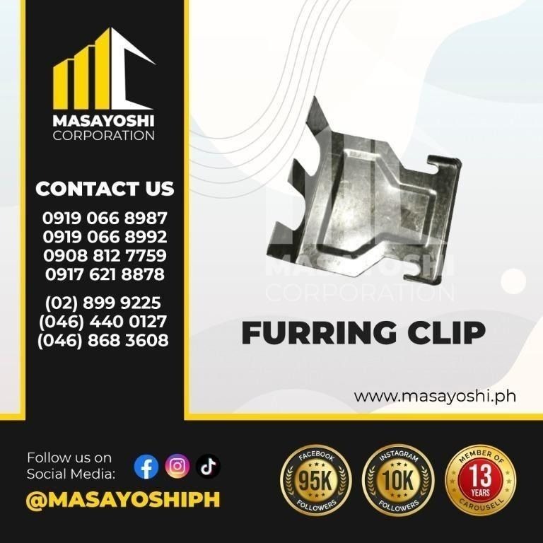 Furring Clip | Metal Furring Channel Clips | Channel Clips, Commercial ...