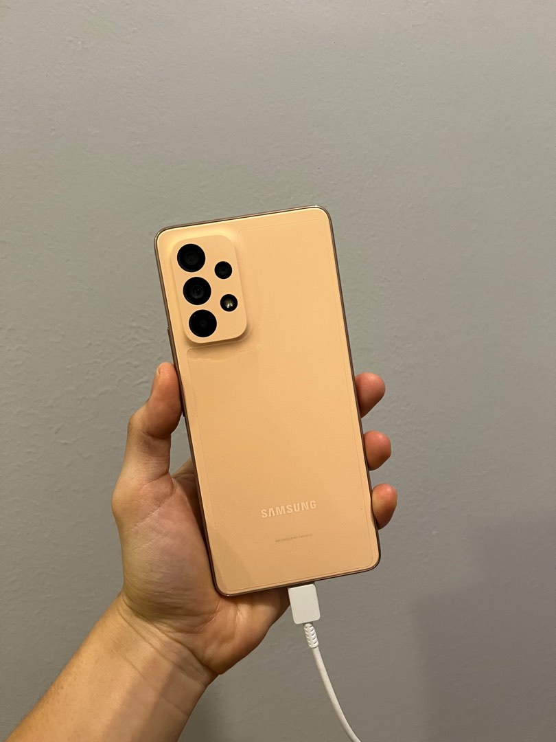 Galaxy A53 5G 128GB Peach Pink, Mobile Phones & Gadgets, Mobile Phones ...
