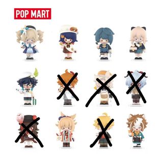 POP MART x Genshin Impact Dress-Up Dreams Themed Chibi Figures, Hobbies ...
