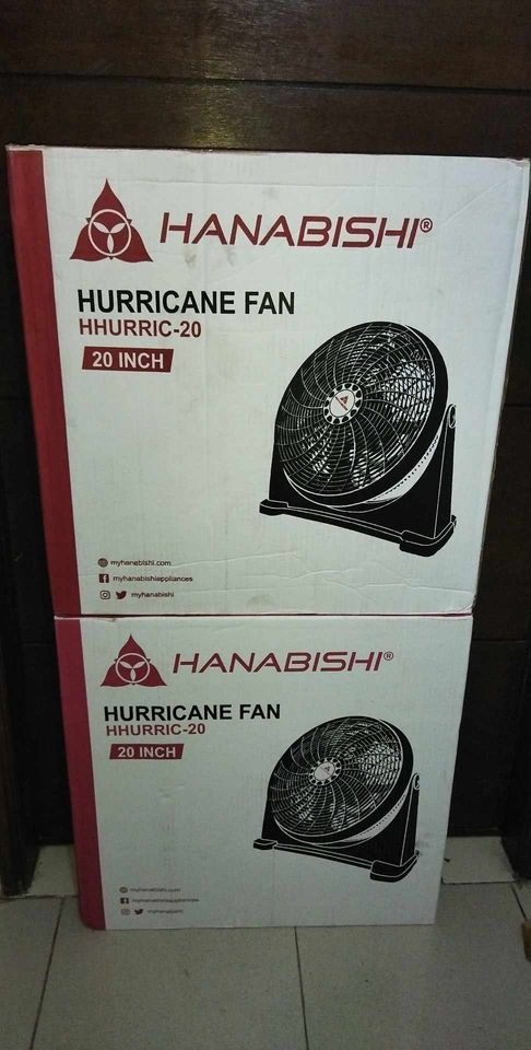 Hanabishi Ground Fan Hurricane HHURRIC20, TV & Home Appliances, Other ...