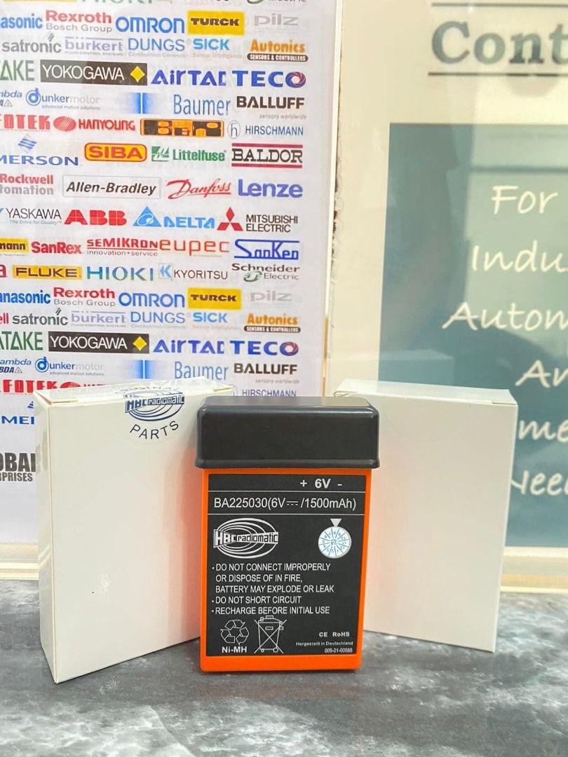 HBC Radiomatic Battery 6V 1500mAh | BA225030, Commercial & Industrial ...