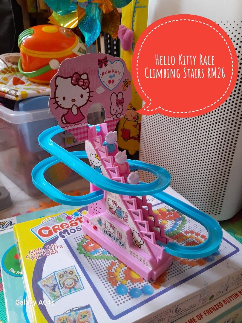 Hello Kitty Race Climbing Stairs, Babies & Kids, Infant Playtime on ...