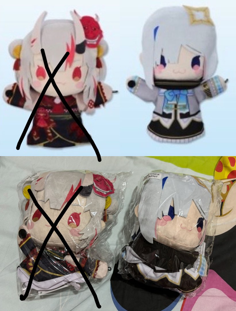 hololive hand puppet - nakiri ayame / amane kanata, Hobbies & Toys ...