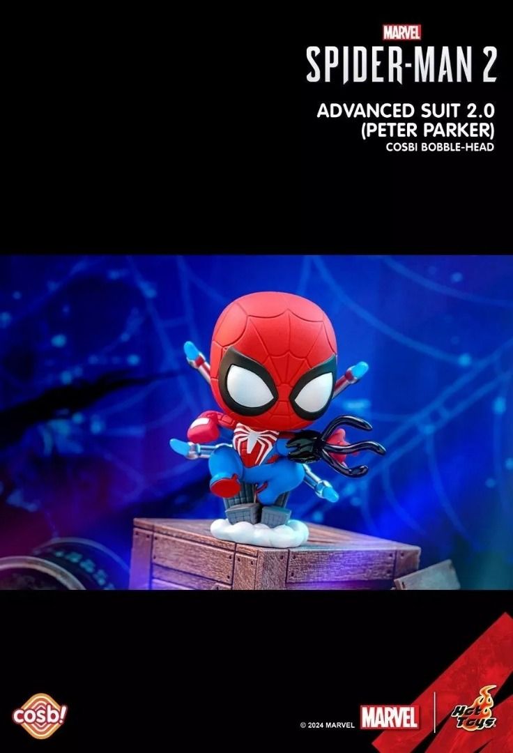 Hot Toys Cosbi Spider-Man 2, Hobbies & Toys, Toys & Games on Carousell