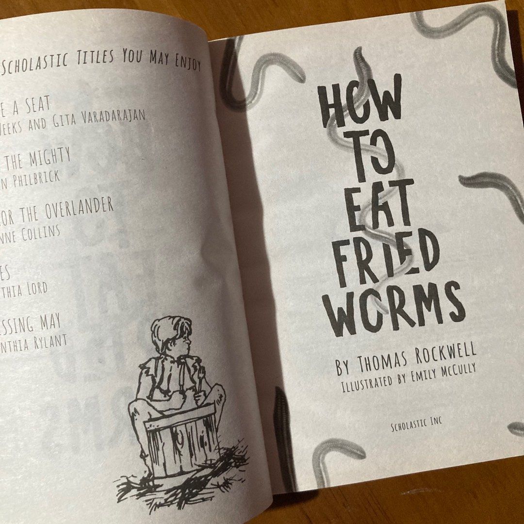 How To Eat Fried Worms by Thomas Rockwell, Illustrated by Emily McCully ...