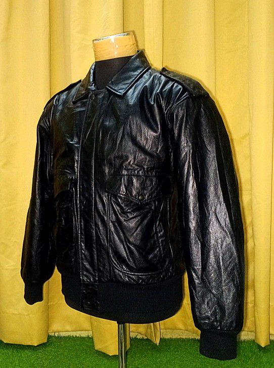 JACKET LEATHER MODEL TYPE A-2, Men's Fashion, Coats, Jackets and ...