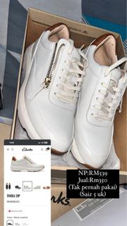 Clarks Tri Flash Step Blush Leather, Women's Fashion, Footwear ...