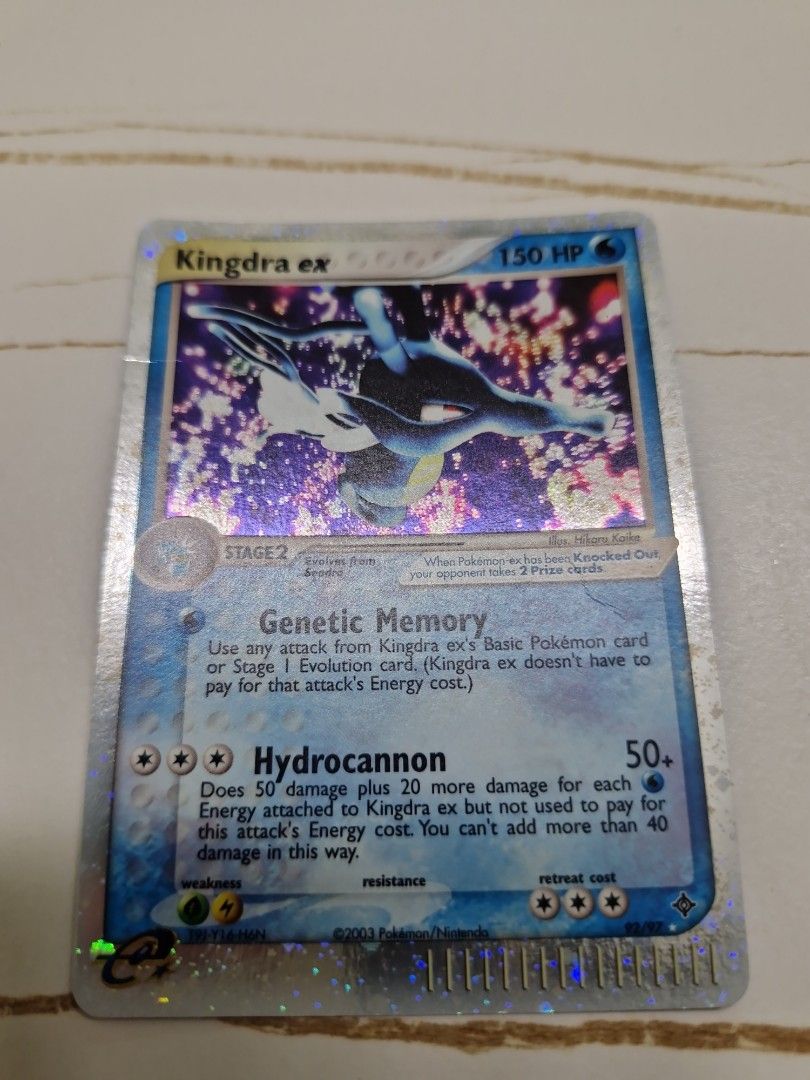 Kingdra ex 92/97 Pokemon Card, Hobbies & Toys, Toys & Games on Carousell