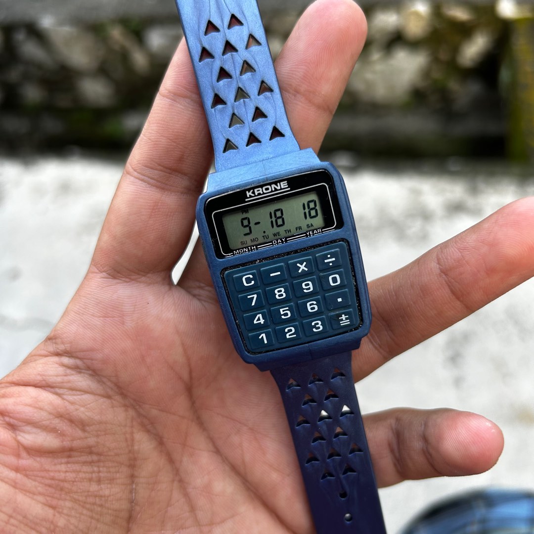 KRONE CALCULATOR WATCH, Men's Fashion, Watches & Accessories, Watches ...