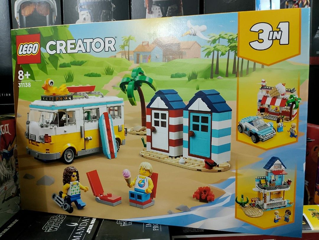 Lego Creator 31138 Beach Camper Van, Hobbies & Toys, Toys & Games on ...