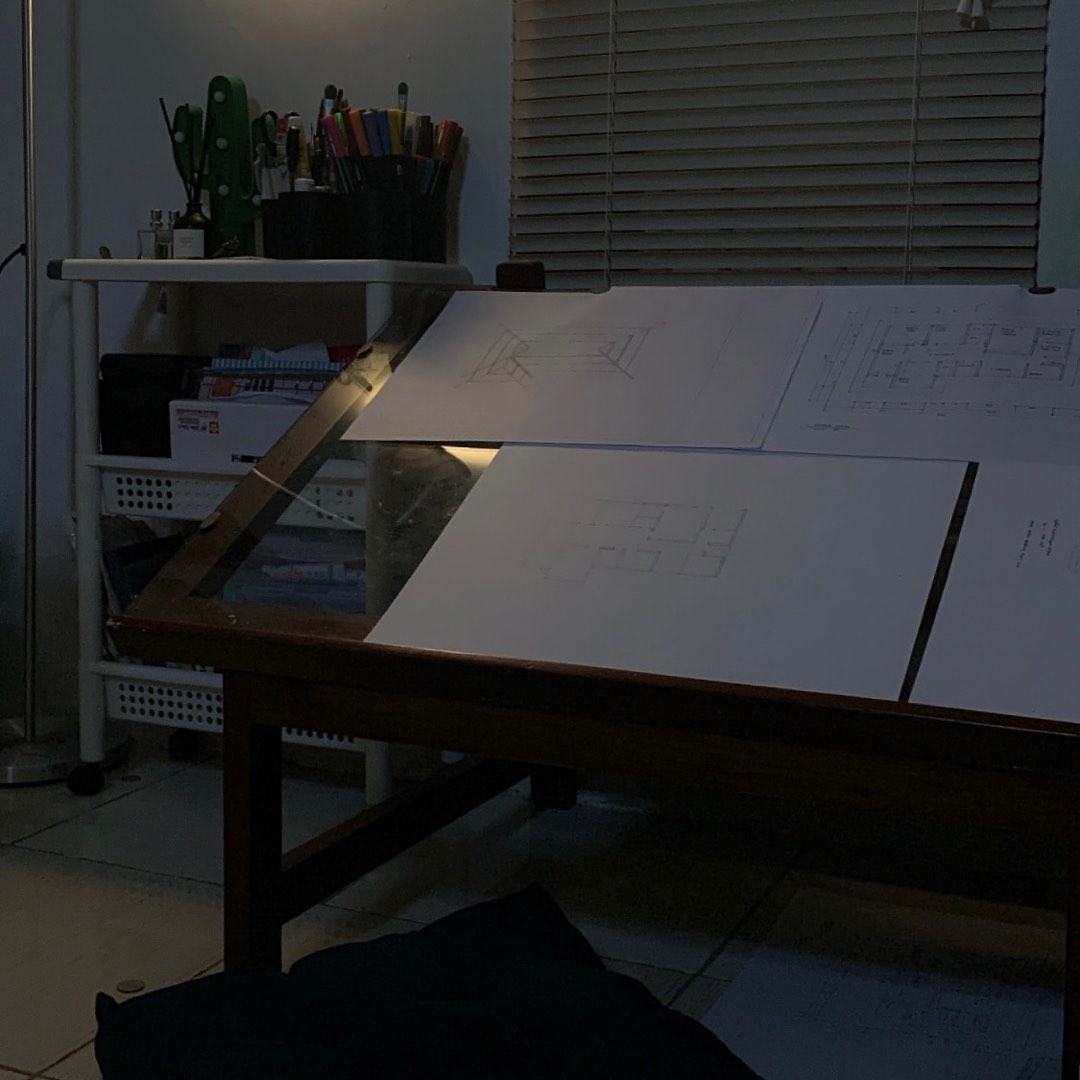 MEJA TRACING / ARSITEK UKURAN A1, Perabotan Rumah di Carousell