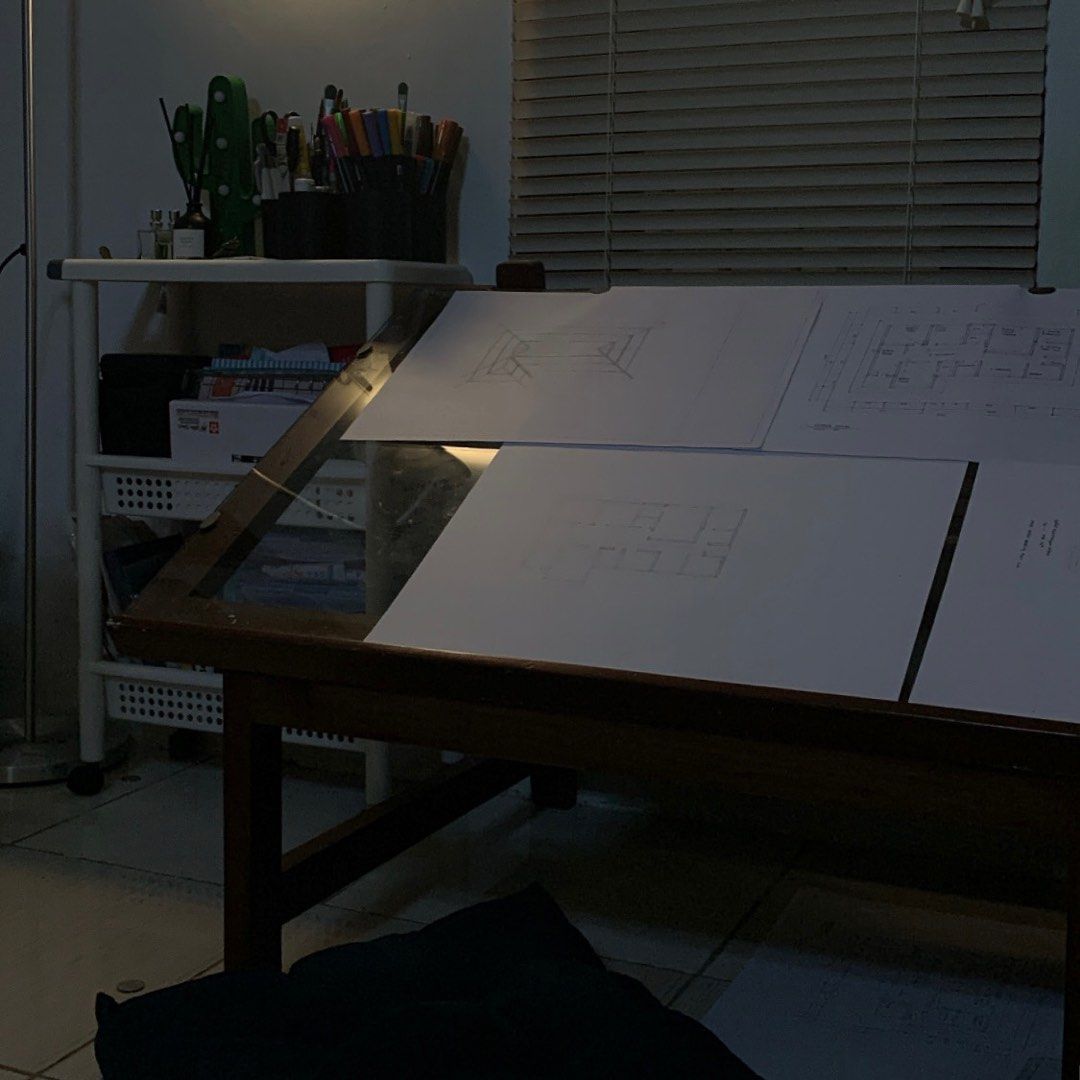 MEJA TRACING / ARSITEK UKURAN A1, Perabotan Rumah di Carousell