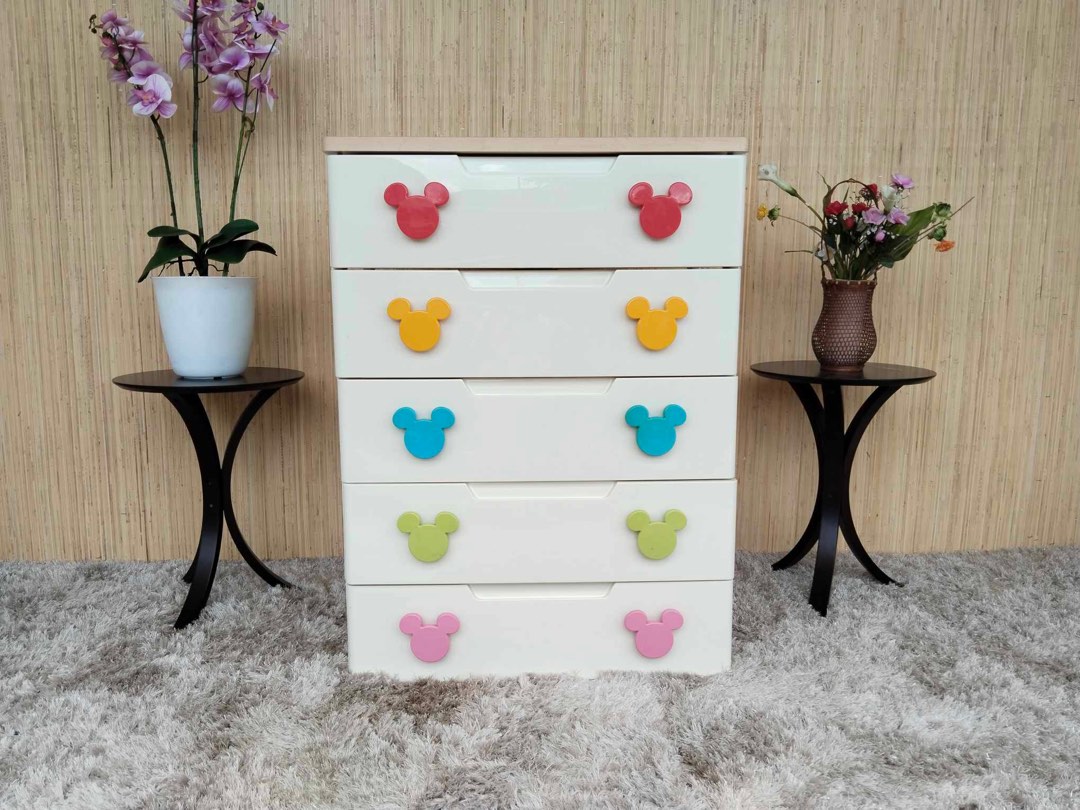 Mickey Mouse Plastic Drawer, Furniture & Home Living, Furniture ...