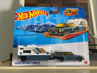 HOT WHEELS TRACK FLEET 2024 Volvo 240 Drift Camper Diecast 1:64 Scale ...