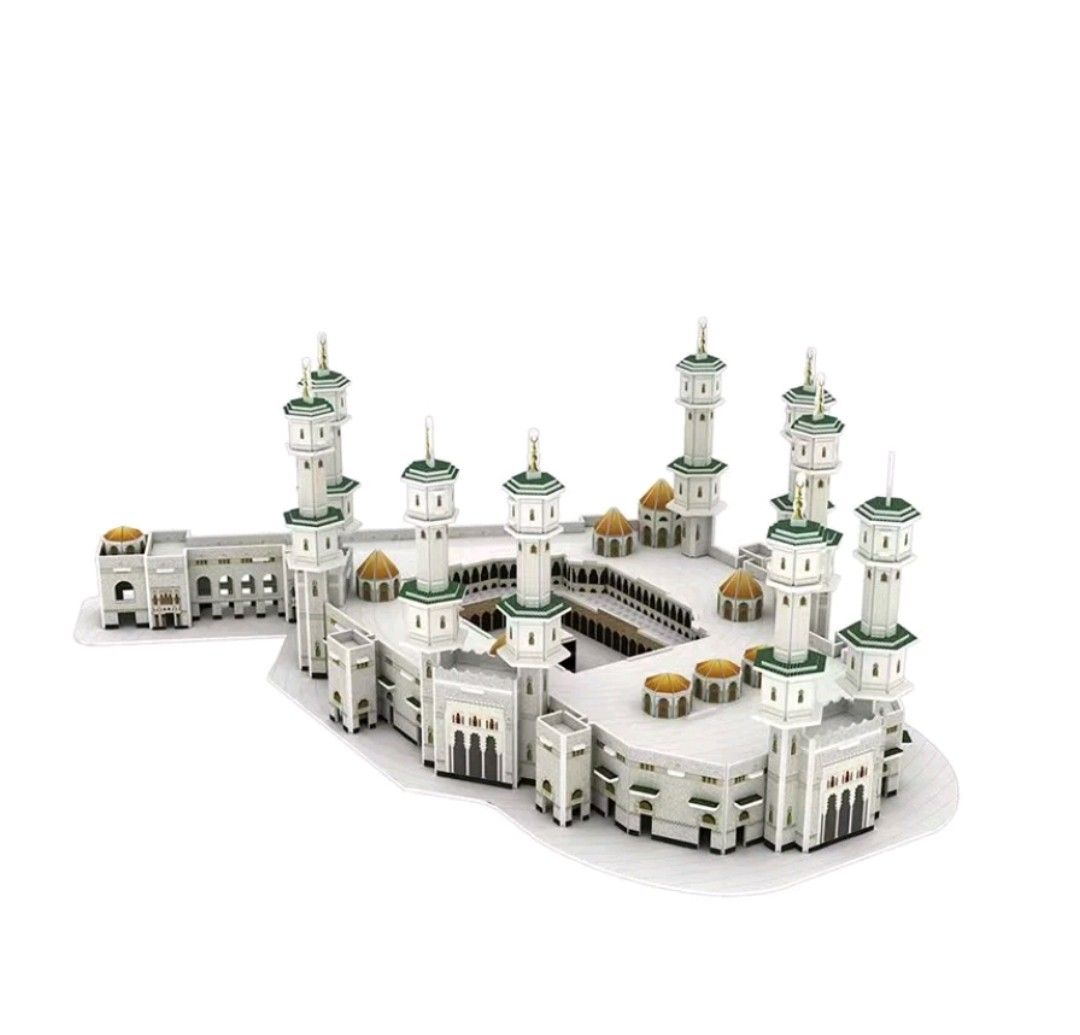 Mosque Masjidil haram 3D Puzzle Toy Assembly Particle Children ...