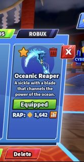 Blade Ball Dual Wispwind Reaper, Video Gaming, Gaming Accessories, In ...