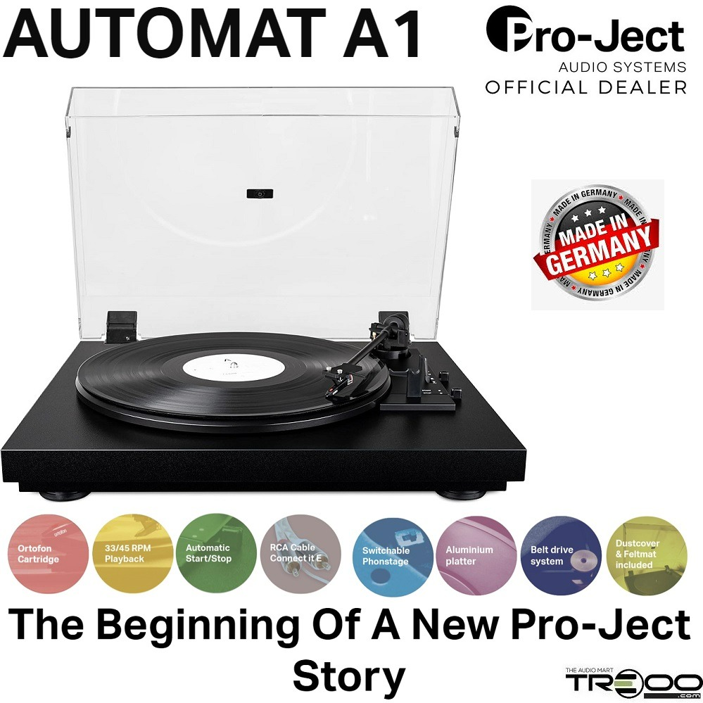[Discontinued] Pro-Ject Automat A1 Fully Automatic Belt-Drive Turntable ...