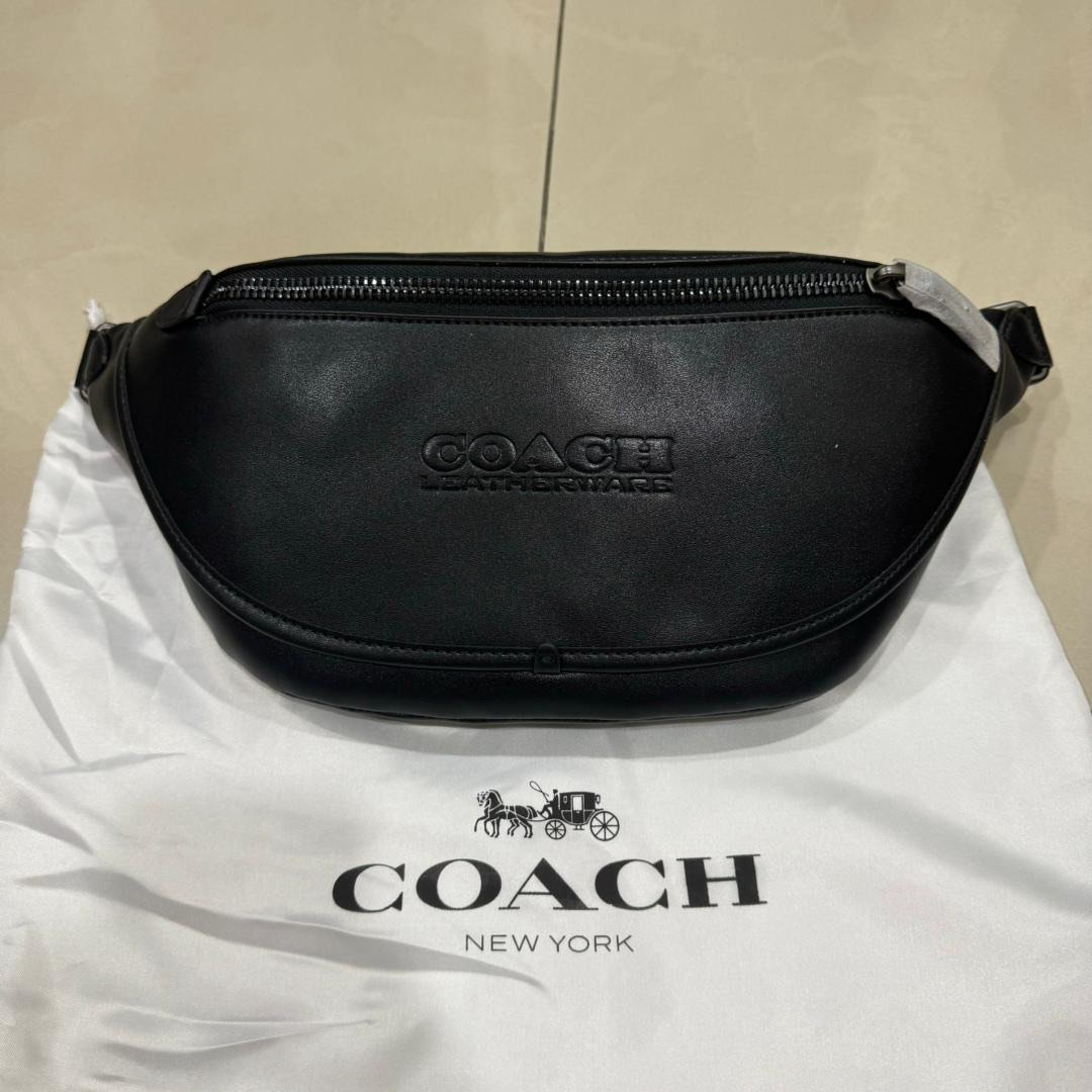 Original Coach Waist Bag Porchbag, Men's Fashion, Bags, Belt bags ...