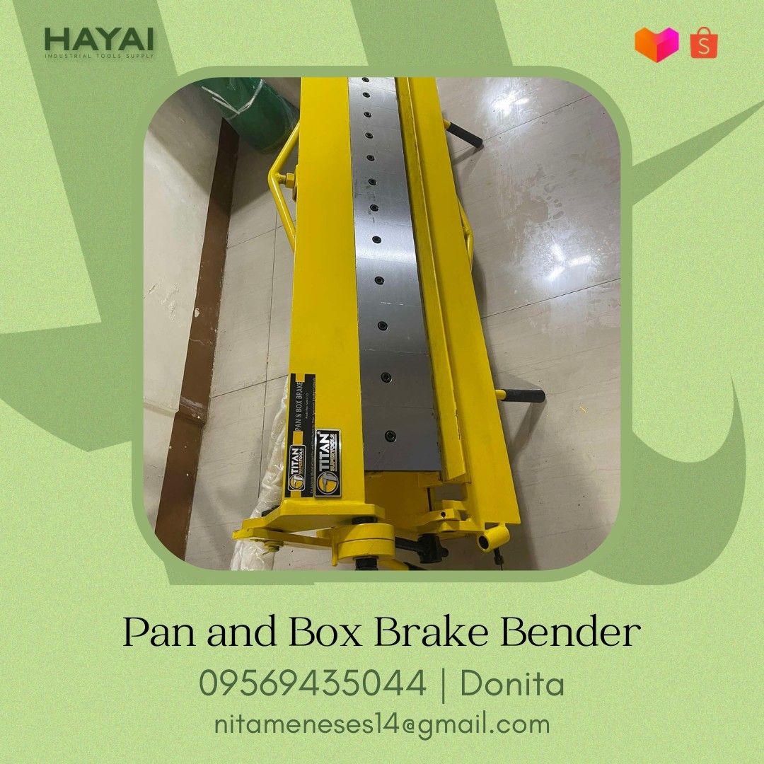 Pan and Box Brake Bender, Commercial & Industrial, Construction Tools ...