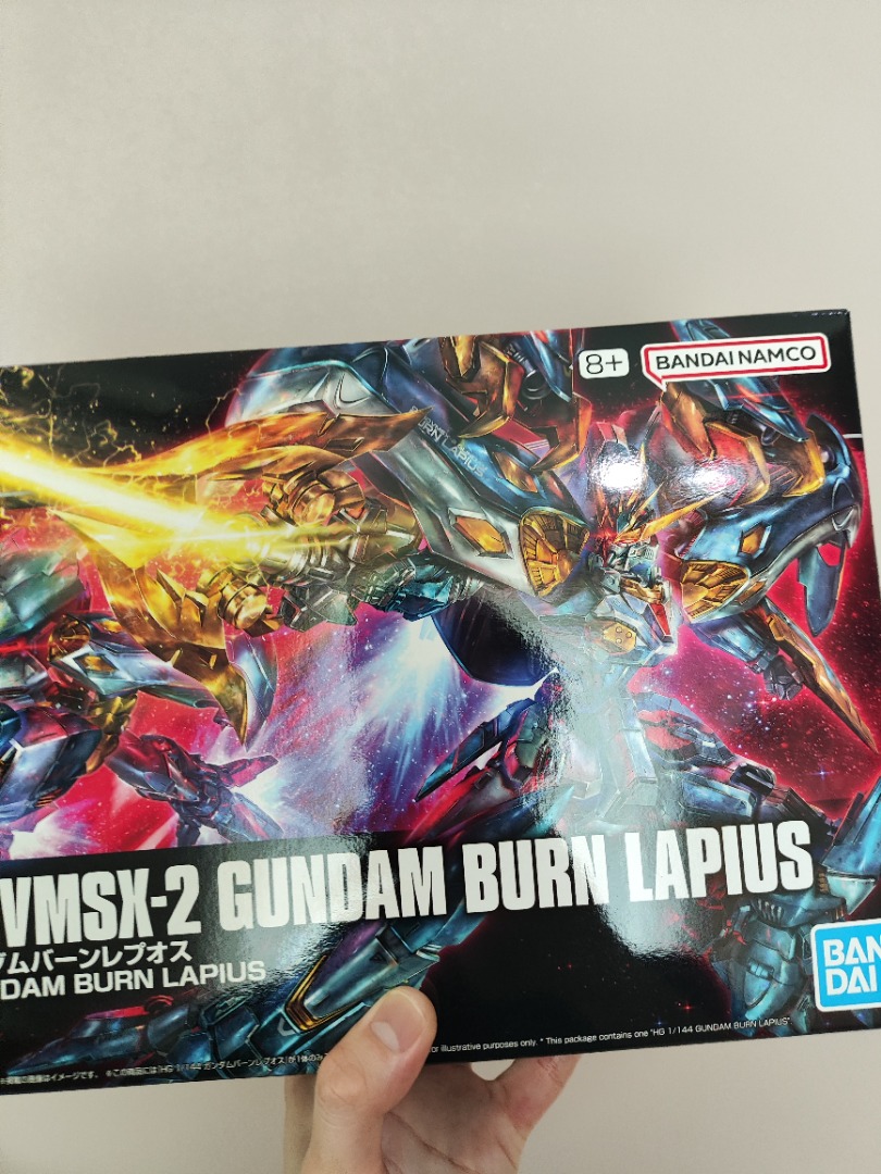 PBANDAI HG 1/144 BURN LAPIUS GUNDAM, Hobbies & Toys, Toys & Games on ...