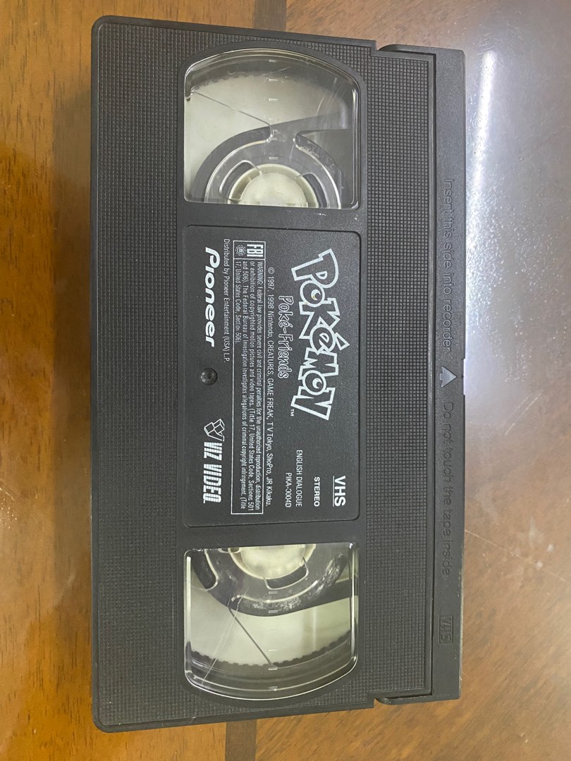 Pokemon Vol. 4 Poke Friends Original Video Cassette Tape VHS 1999 ...