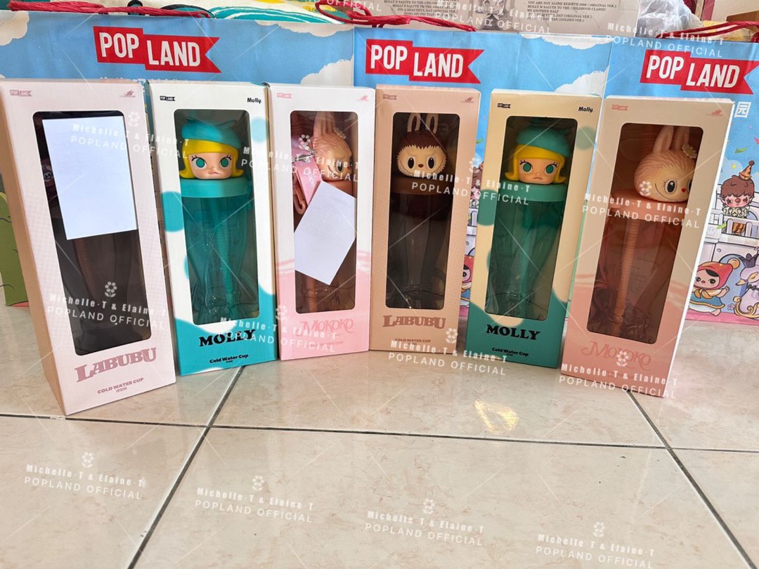 Popland Exclusive Labubu,Molly,Mokoko Tumbler, Hobbies & Toys, Toys ...