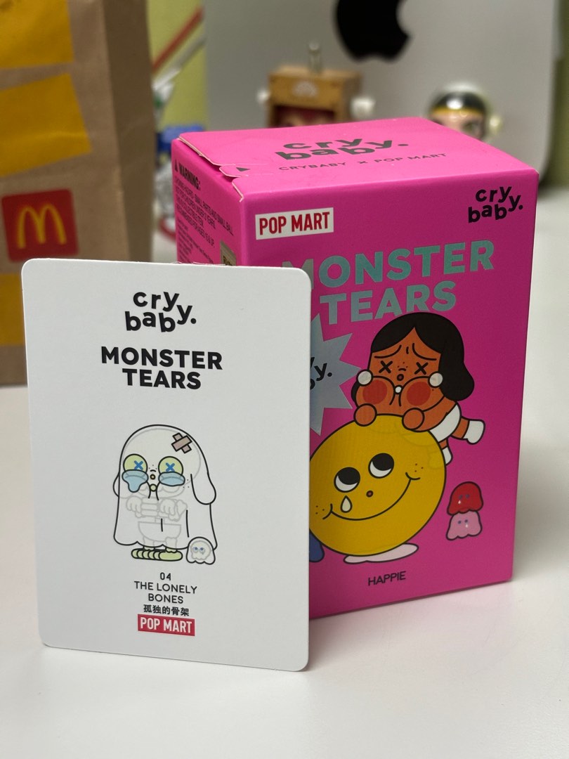 Popmart Crybaby Monster Tears The Lonely Bones, Hobbies & Toys, Toys ...