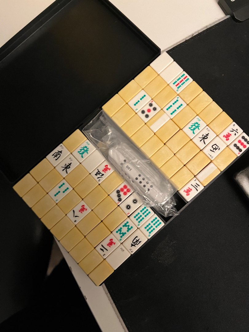 Portable Mahjong Set (smaller tiles), Hobbies & Toys, Toys & Games on ...