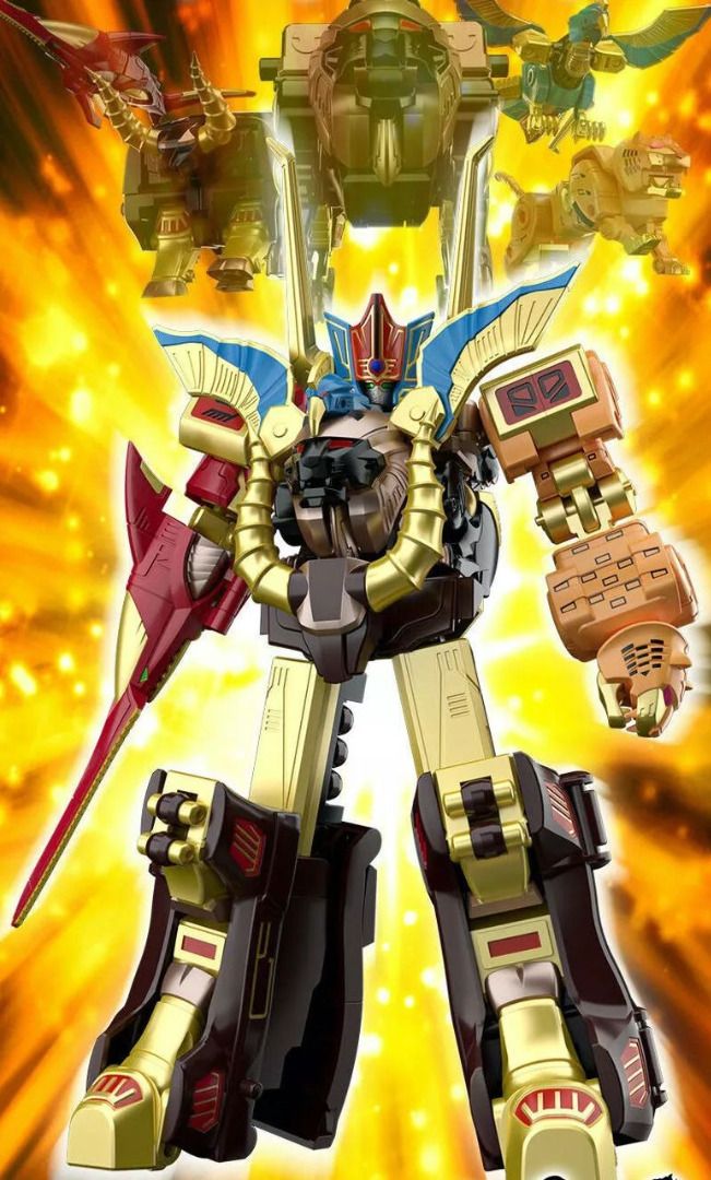 Power Rangers Gao-Ranger Wild force DX GAO GOD Animus Megazord 2010, Hobbies & Toys ...