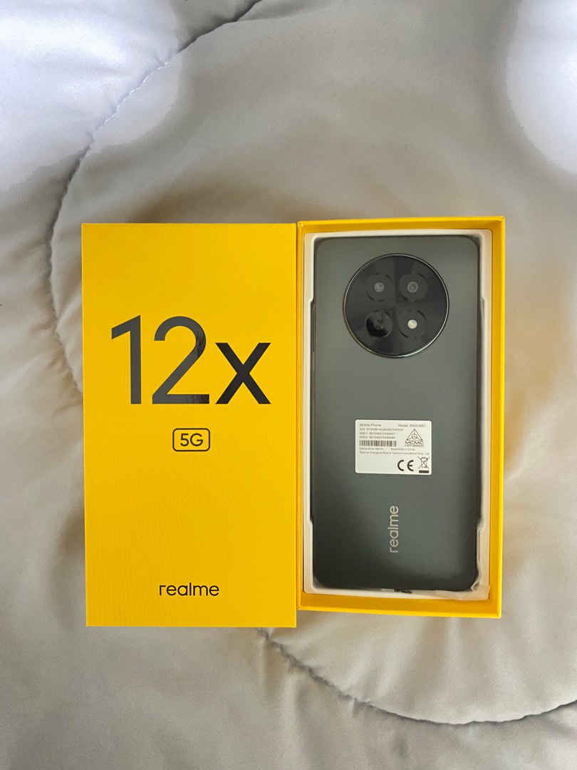 Realme 12x Glowing Black 256GB, Mobile Phones & Gadgets, Mobile Phones ...