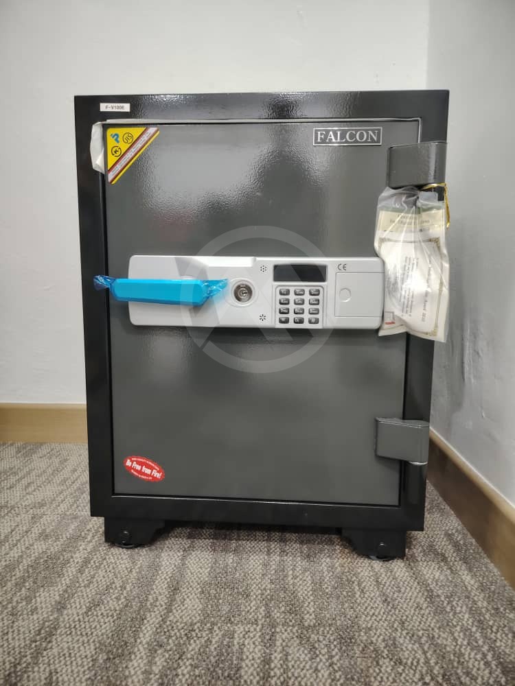 Safe Box (Falcon V-100E), Furniture & Home Living, Security & Locks, Safe on Carousell