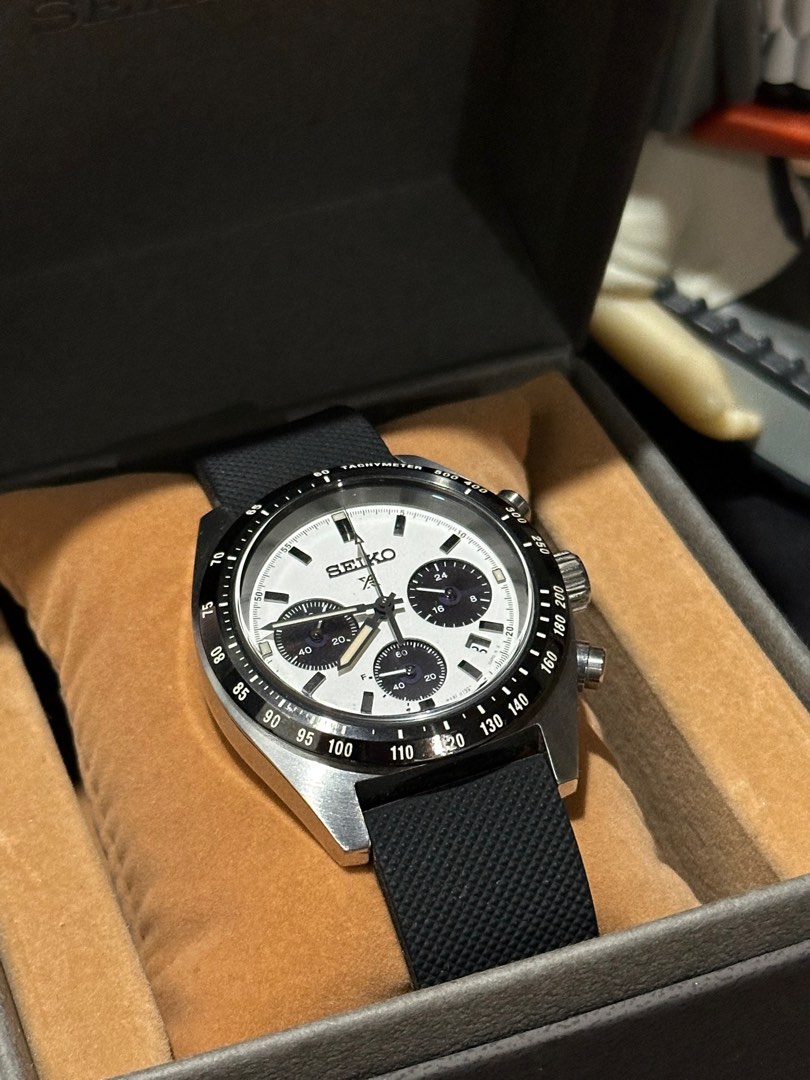 Seiko Prospex Speedtimer Chrono Watch (Panda), Luxury, Watches on Carousell