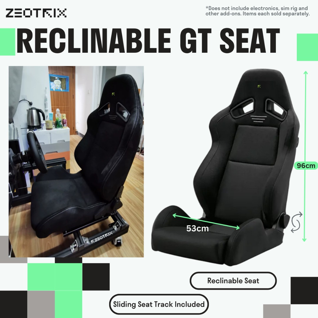 Sim Racing Seat Adjustable | For Racing Simulator Cockpit | Sim Racing ...