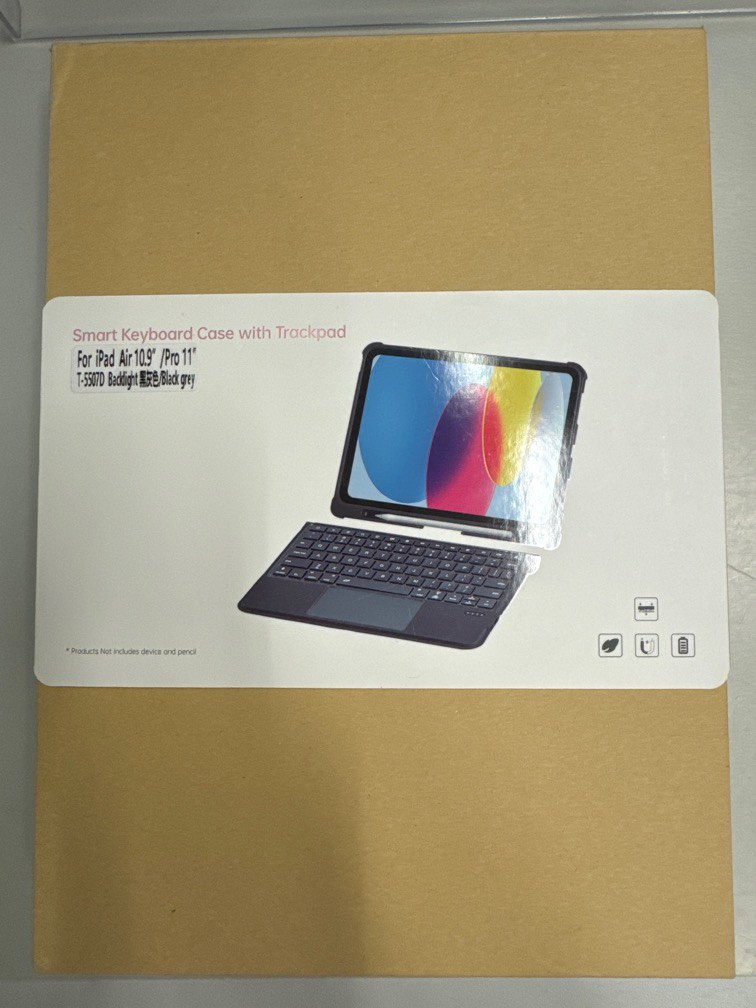 SmarterWare Mag Touch iPad Keyboard Case Combo 鍵盤保護殼配備觸控板 (磁吸式) Apple ...