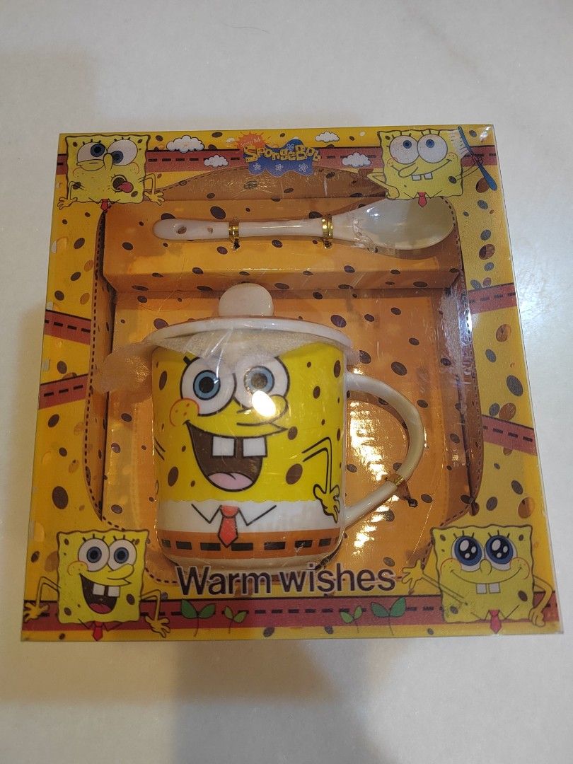 Sponge bob cup set, Hobbies & Toys, Collectibles & Memorabilia, Fan ...
