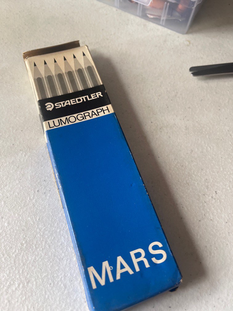 Staedtler lumograph mars pencil, Hobbies & Toys, Stationary & Craft ...