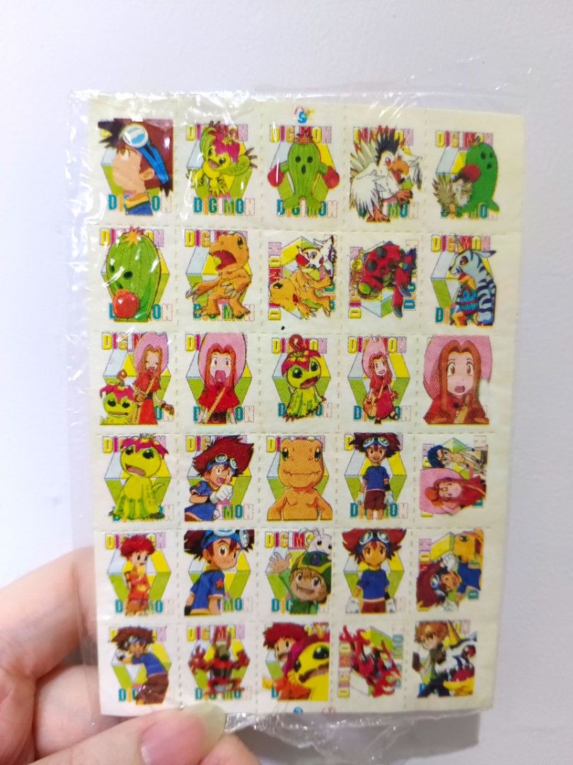 Sticker Digimon langka, Buku & Alat Tulis, Alat Tulis di Carousell