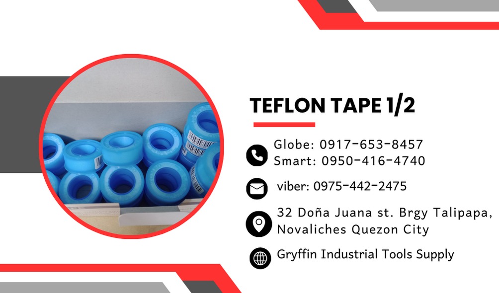 teflon tape 1/2, Commercial & Industrial, Industrial Equipment on Carousell
