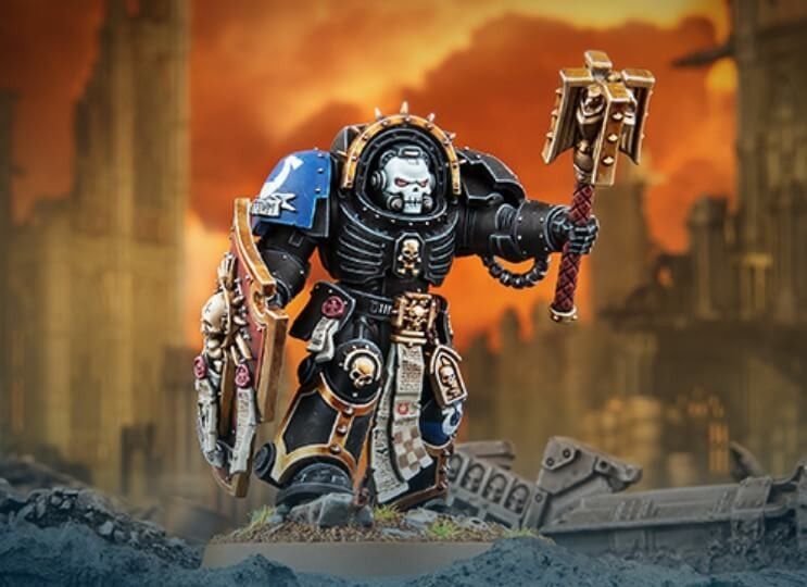 Terminator Chaplain Warhammer TOy model game Space Marine, Hobbies ...