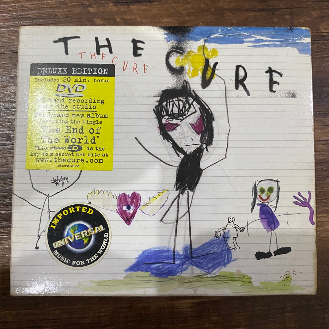 The Cure "the cure" Deluxe Edition CD + DVD, Hobbies & Toys, Music ...