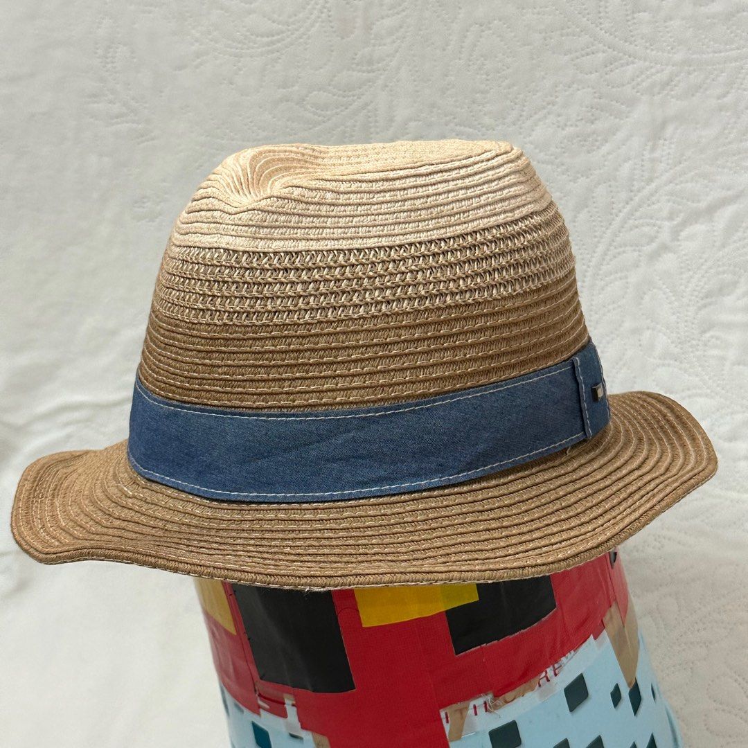 TOMMY HILFIGER SIGNATURE STRAW HAT, Men's Fashion, Watches ...