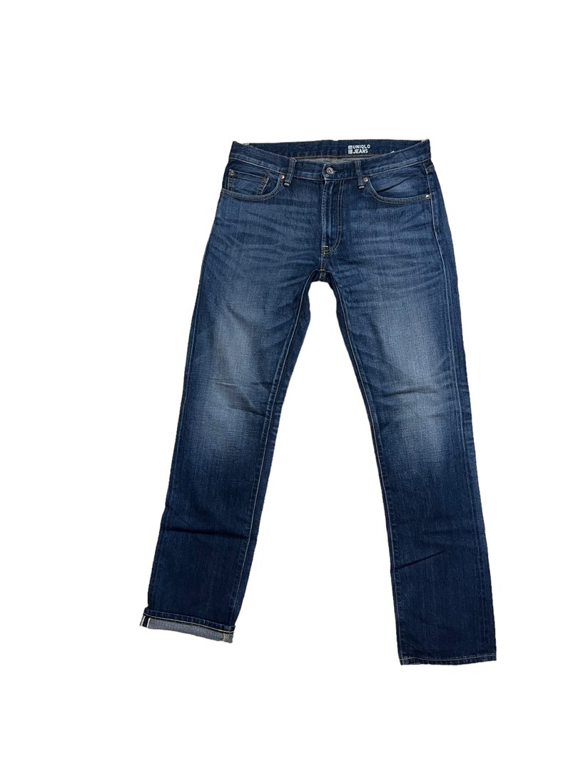 UNIQLO SELVEDGE SIZEN DESIGN JEANS, Men's Fashion, Bottoms, Jeans on ...