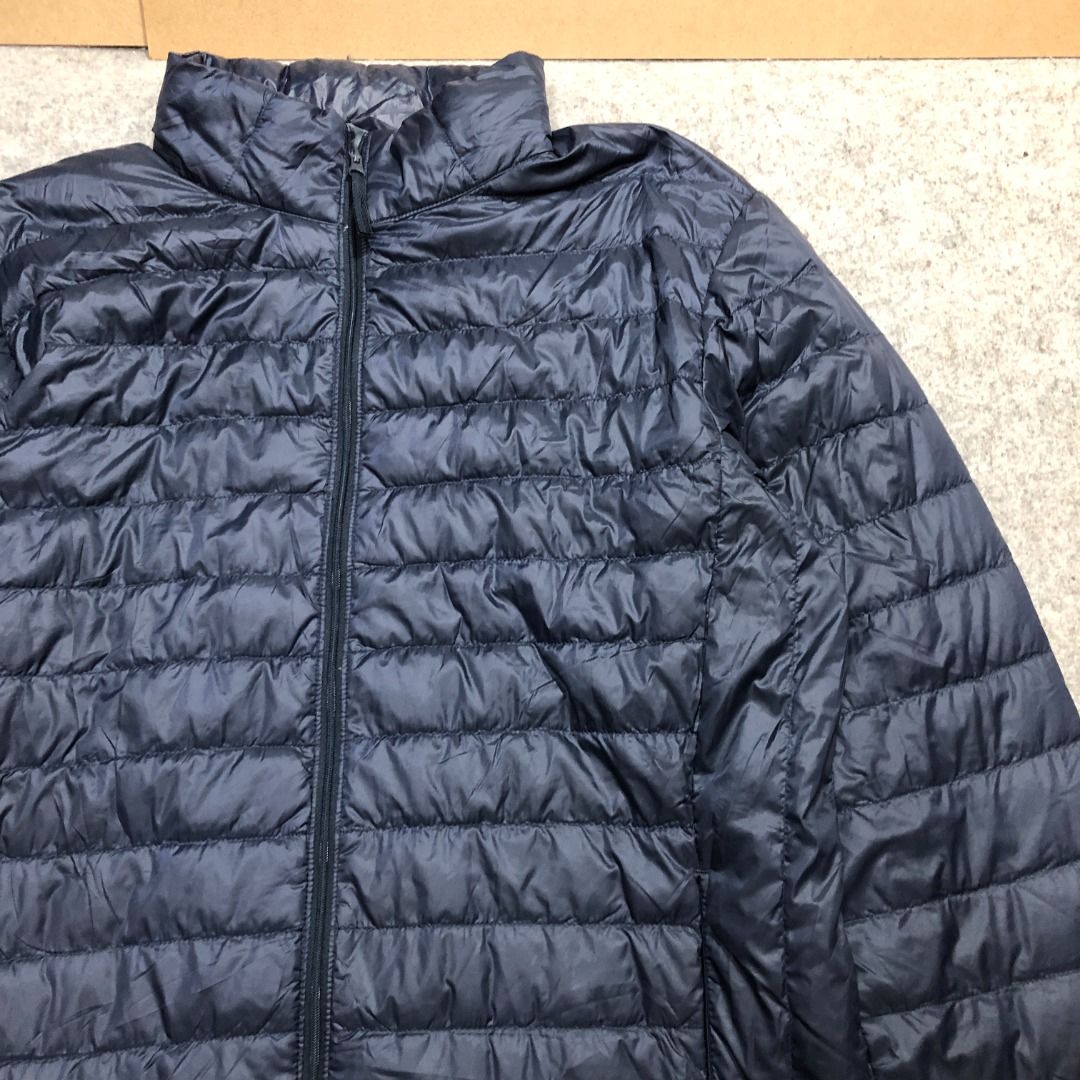 UNIQLO Ultra Light Down Navy Blue Puffer Puff Winter Snow Jacket Size ...